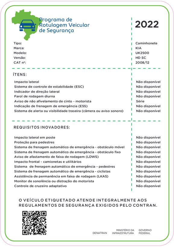 Etiquetagem Veicular - Kia Brasil